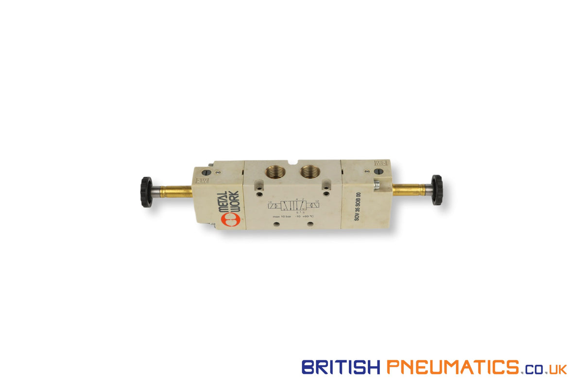 Metal Work SOV 35 SOB OO Solenoid Valve (7020021200) 1/4" 5/2 – British ...